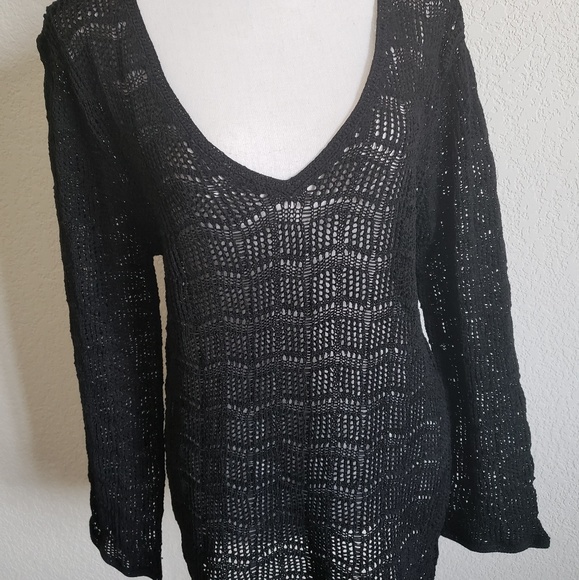 Target | Swim | Target Crochet Swimsuit Coverup Black Large | Poshmark
